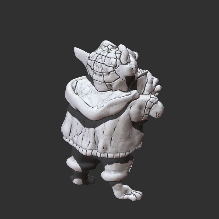 3D Printable Library Goblin by Sculpting George
